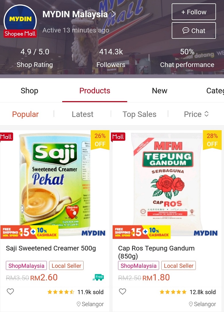 Did You Know These 20 Shopping Mall Chains Are Available At Shopee?